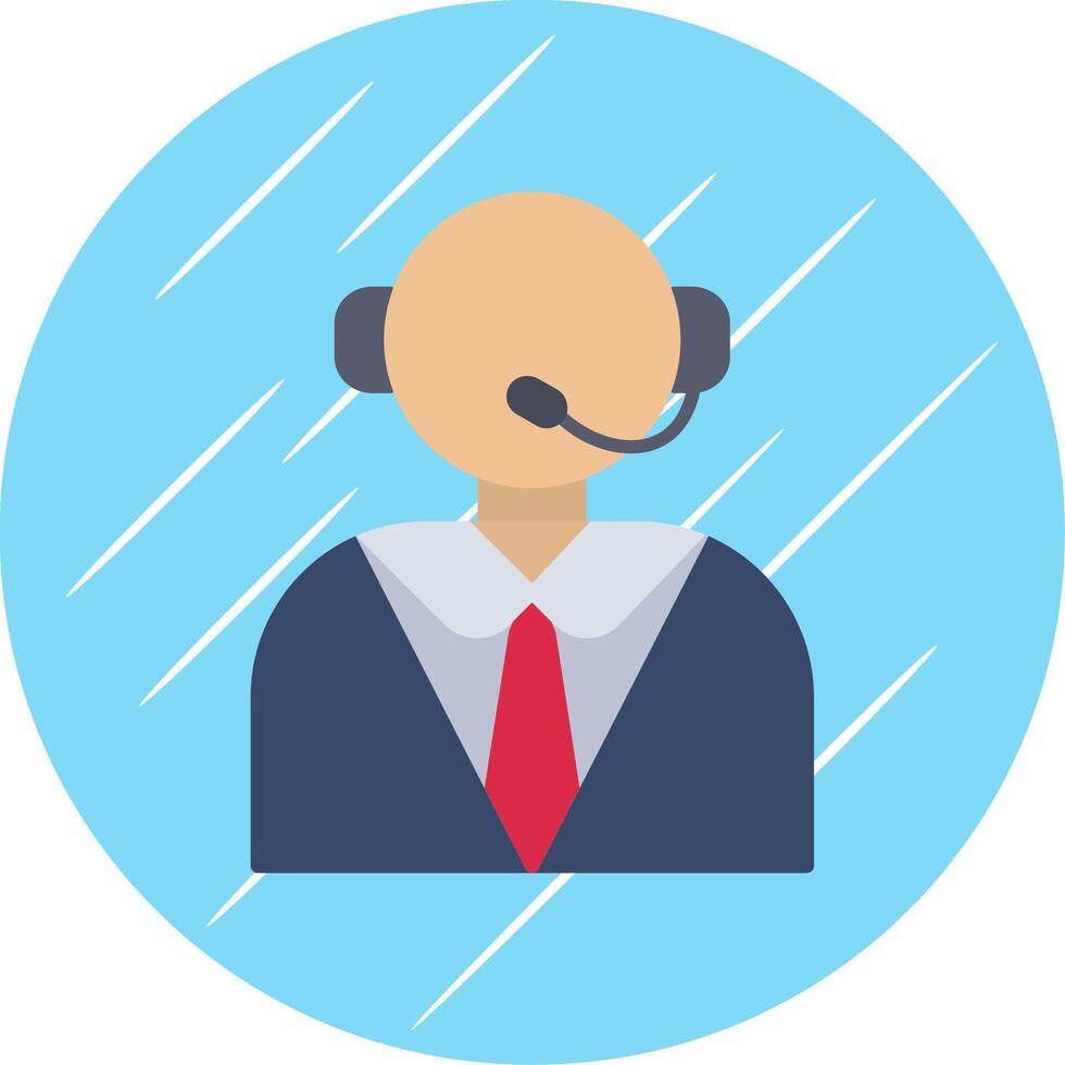 Administrator Flat Blue Circle Icon 42860066 Vector Art at Vecteezy