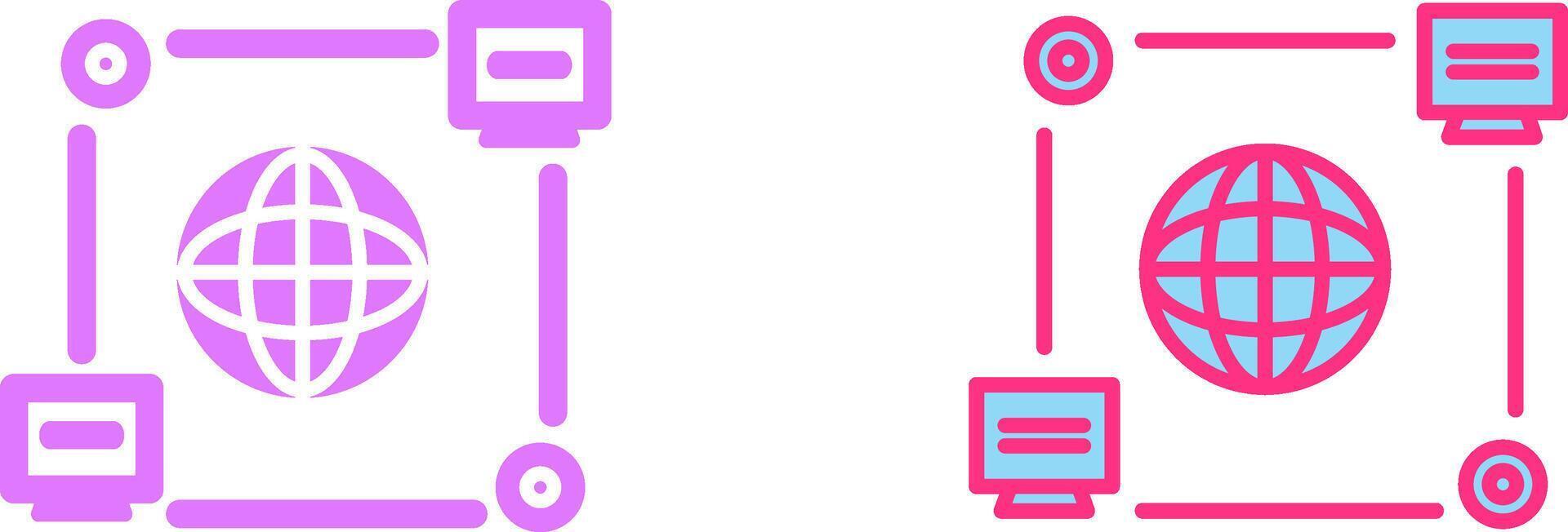 Computer Connection Icon 42864075 Vector Art at Vecteezy