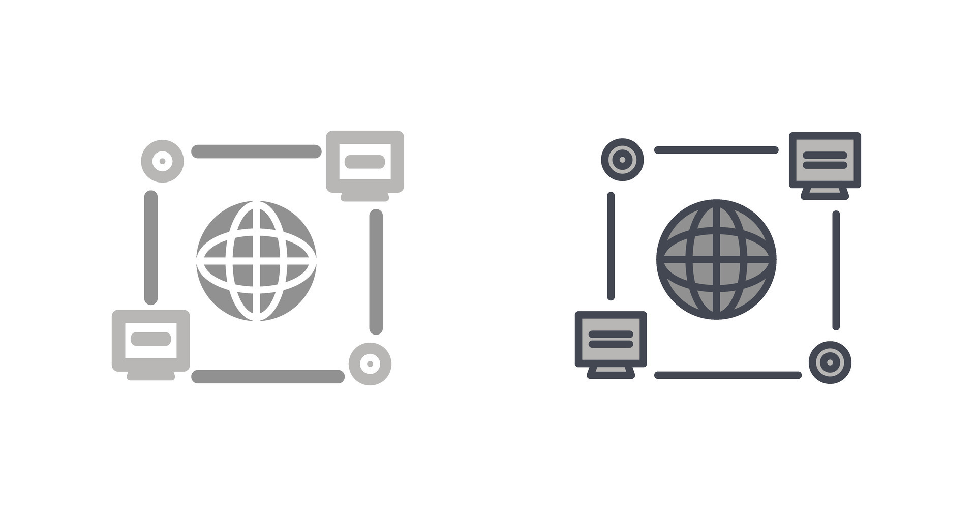 Computer Connection Icon 42865061 Vector Art at Vecteezy