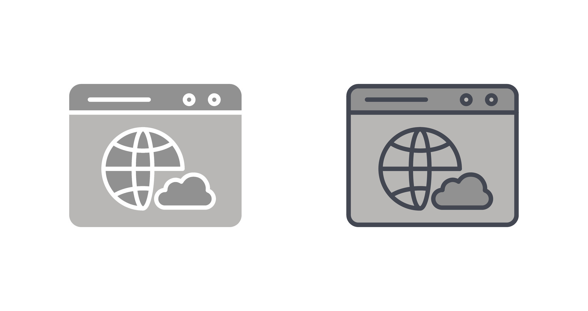 Web Cloud Icon 42865127 Vector Art at Vecteezy