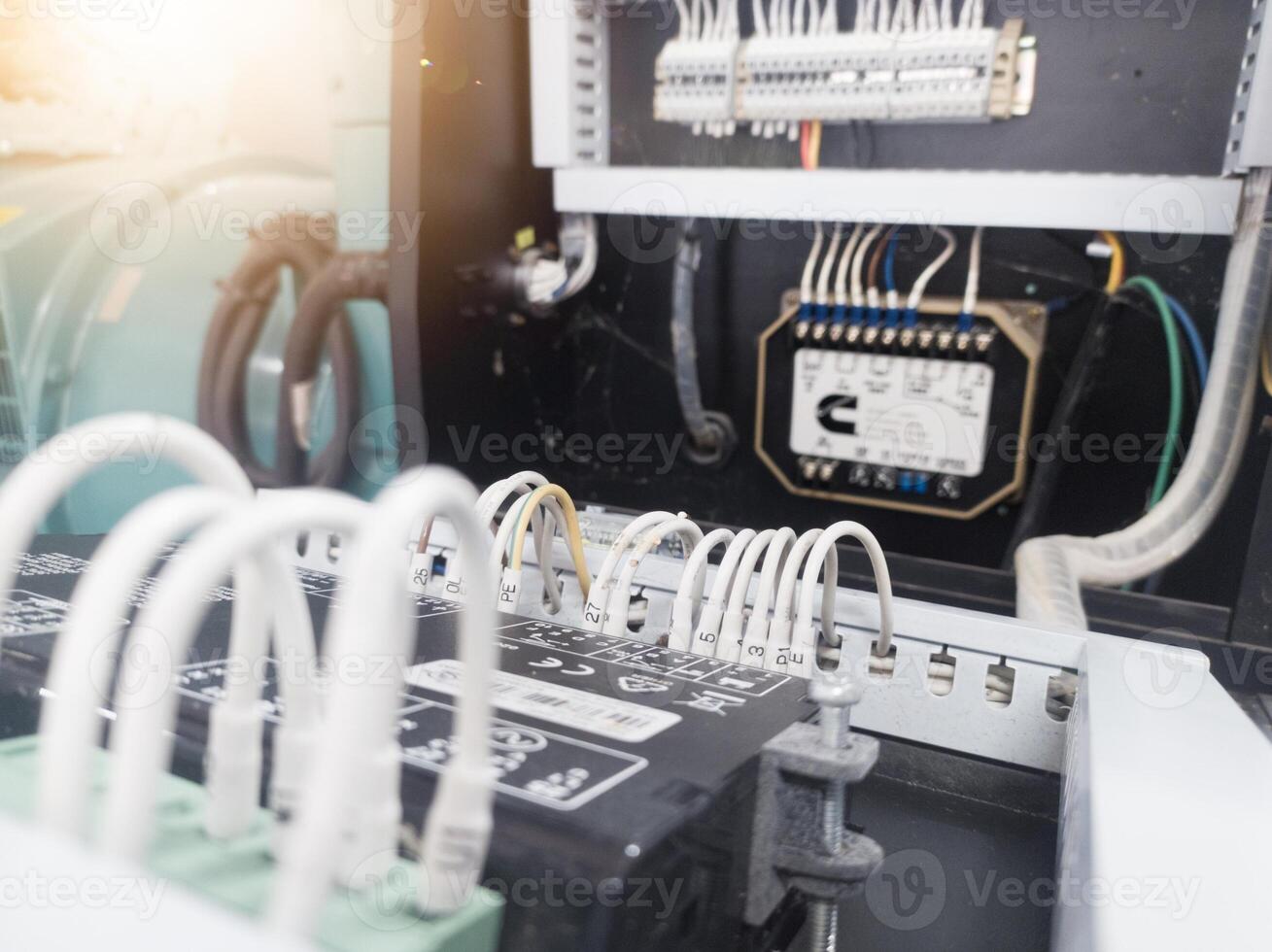 Generator panel control service, Checking the electrical control ...