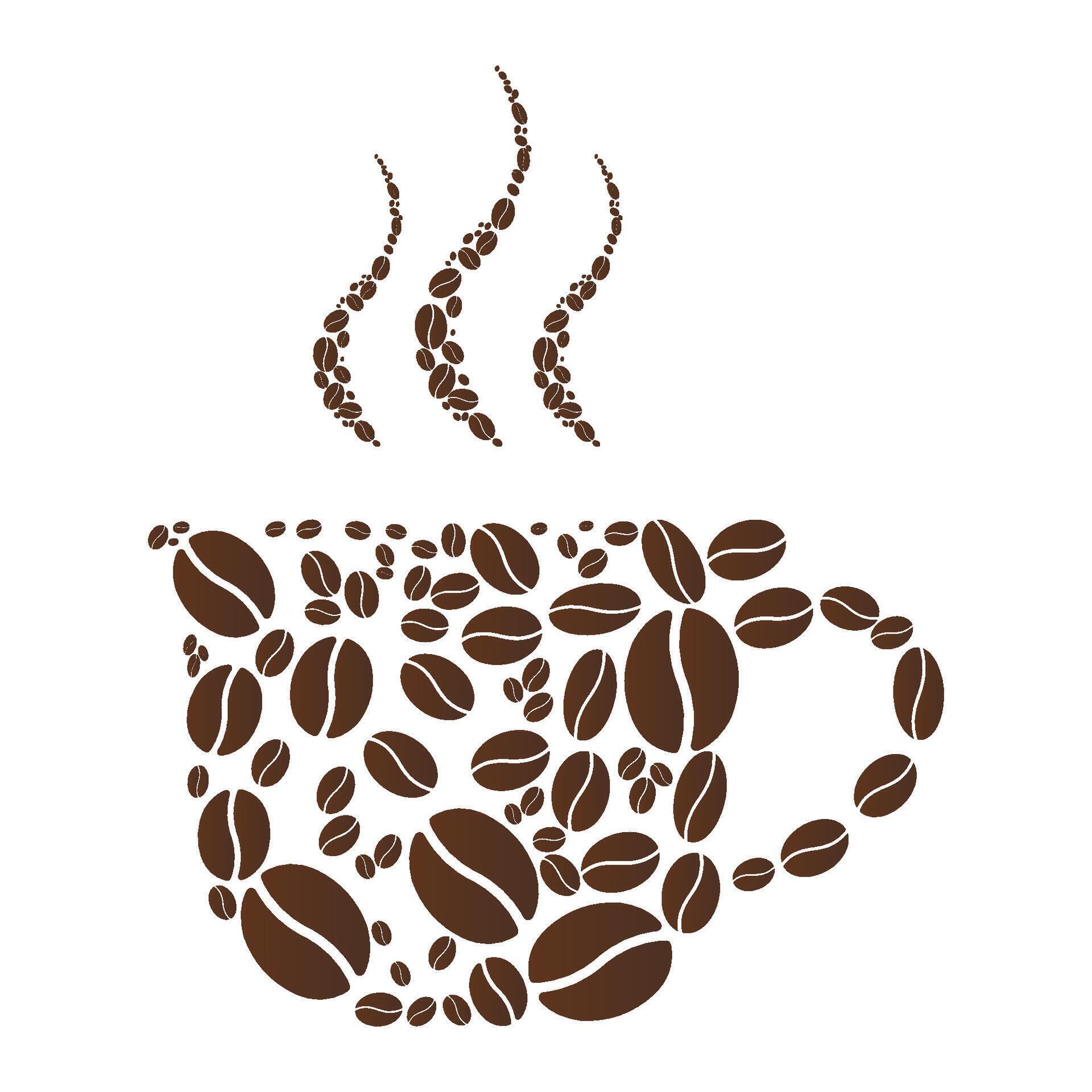 Coffee bean cup with full shape 42877468 Vector Art at Vecteezy Coffee bean cup with full shape 42877468 Vector Art at Vecteezy