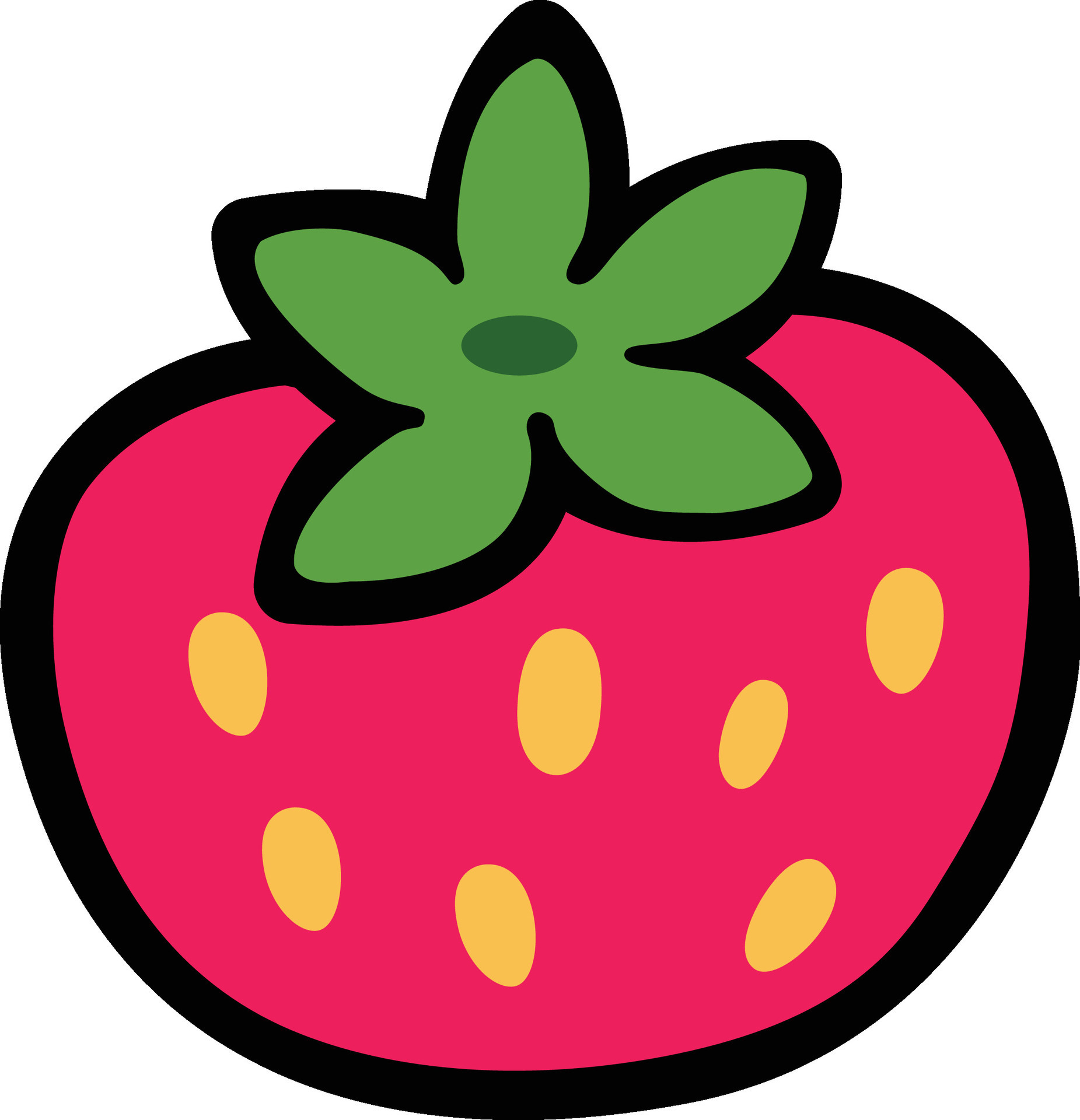 Hand Drawn Strawberry Illustration 42878028 Vector Art At Vecteezy