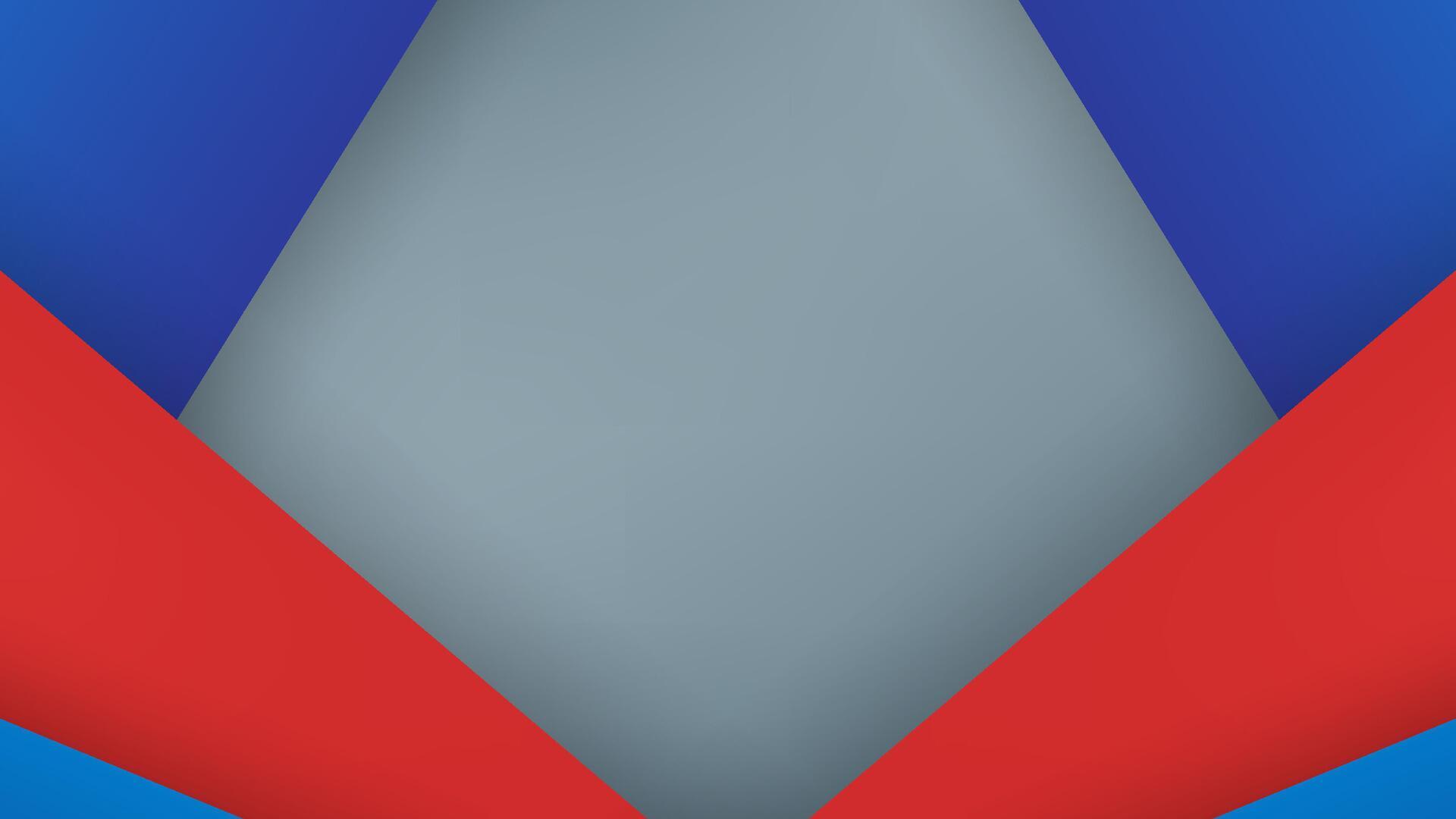 Abstract red and blue material design on grey background. Template for ...
