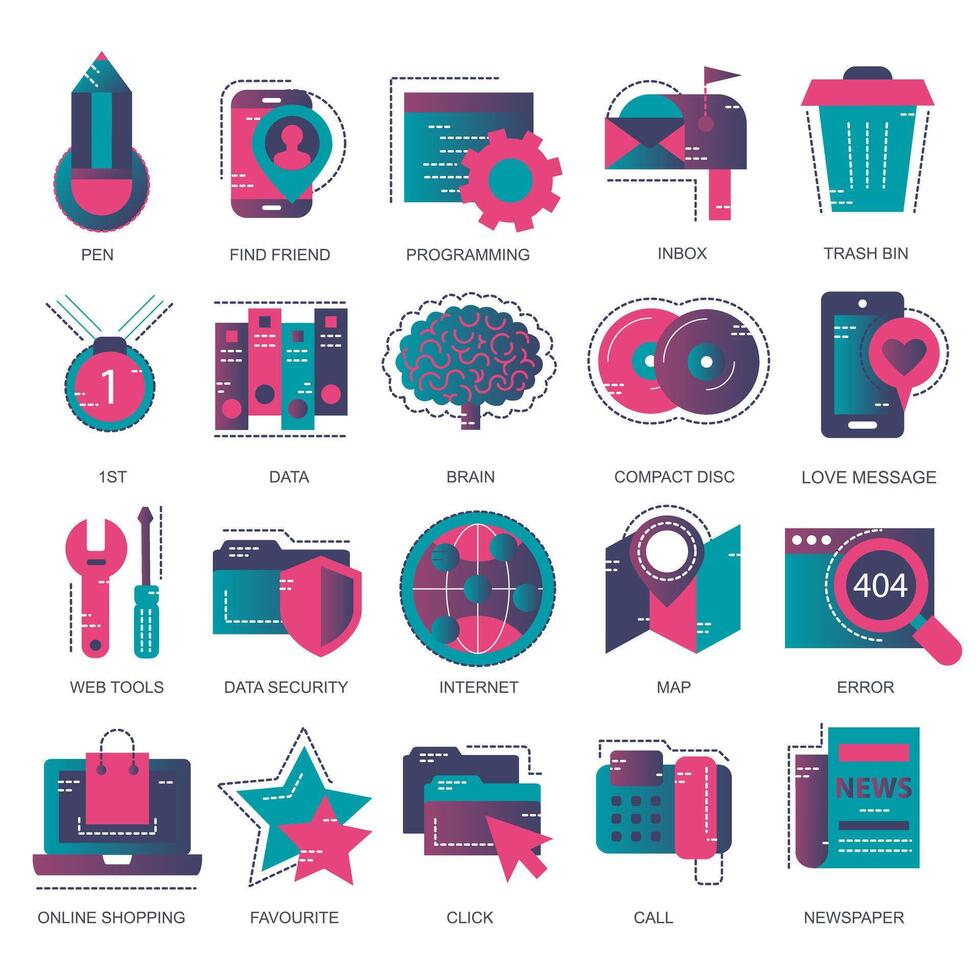 Business and marketing, programming, data management, internet connection, social network ...