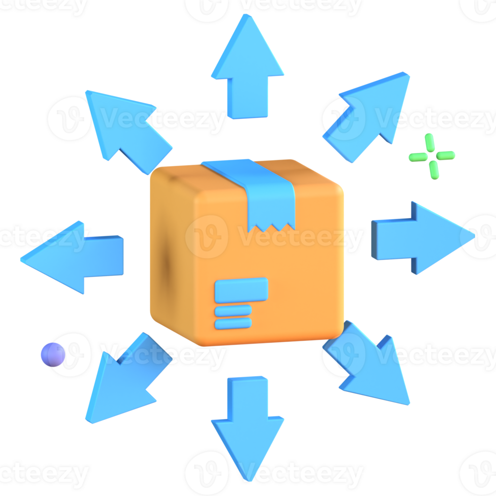 3D Illustration distribution 42882512 PNG 3D Illustration distribution 42882512 PNG