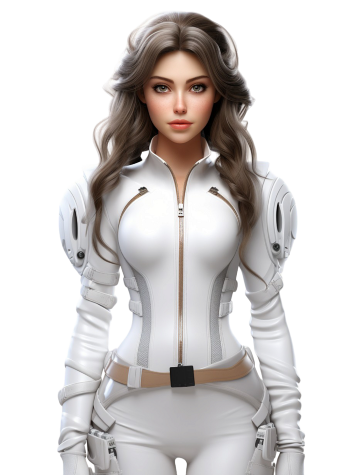 3d Close Up Portrait Of Beautiful Woman 42883531 Png