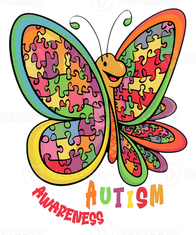 Butterfly Autism Awareness 42886711 PNG