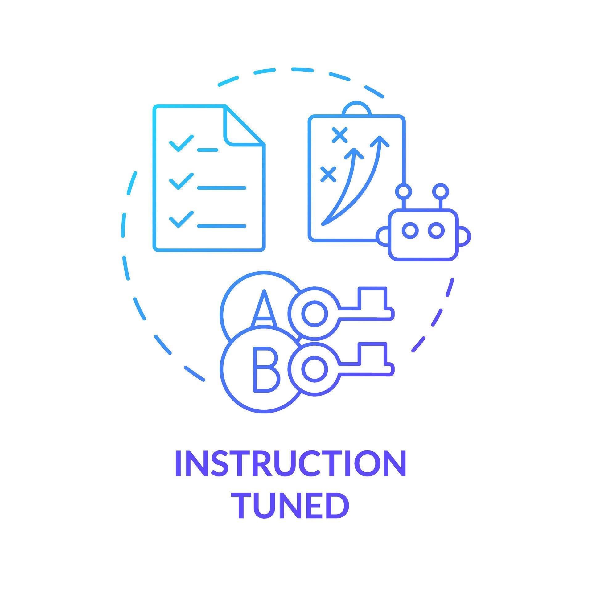 instrucción afinado azul degradado concepto icono. ai profundo ...