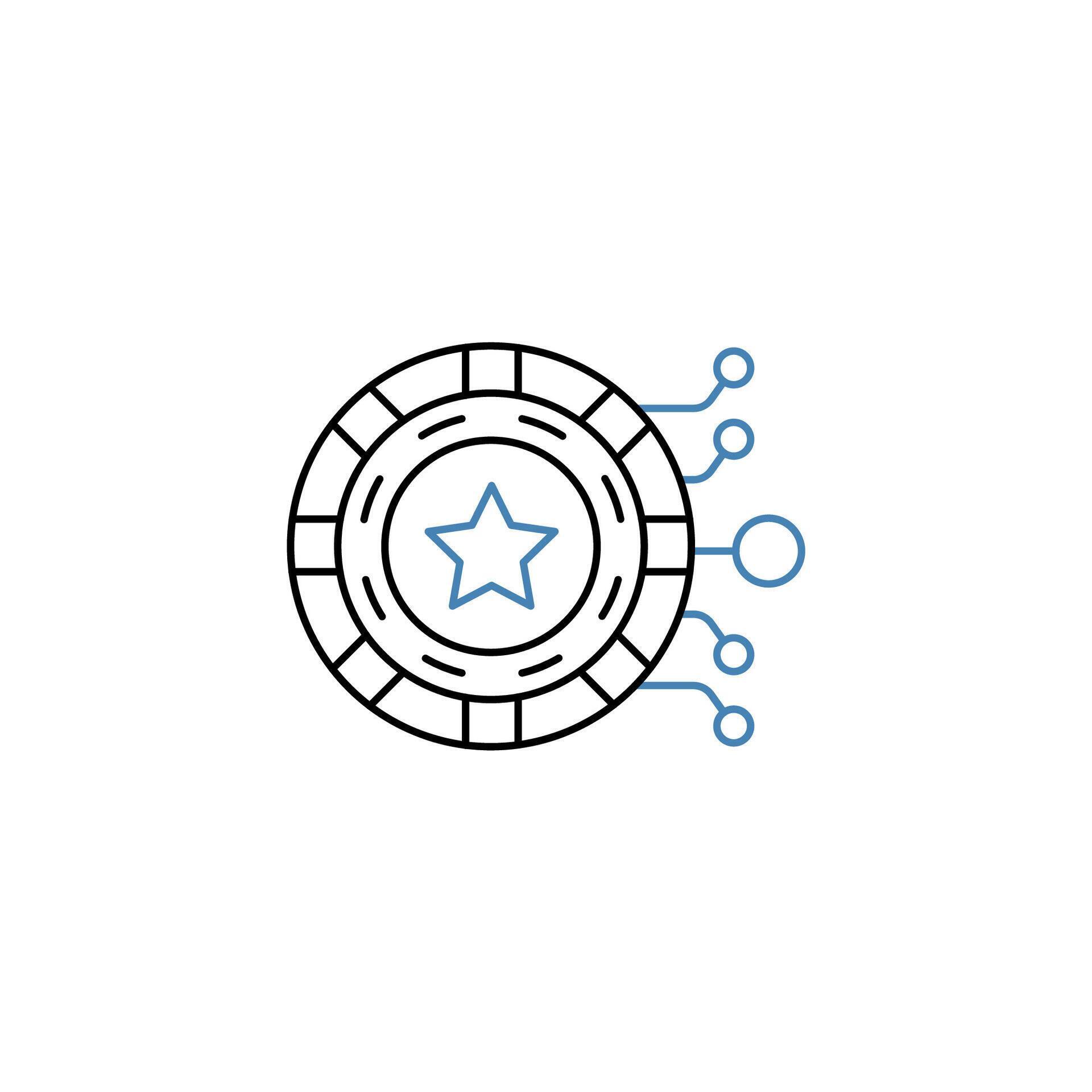 Tokenization Concept Line Icon Simple Element Illustration