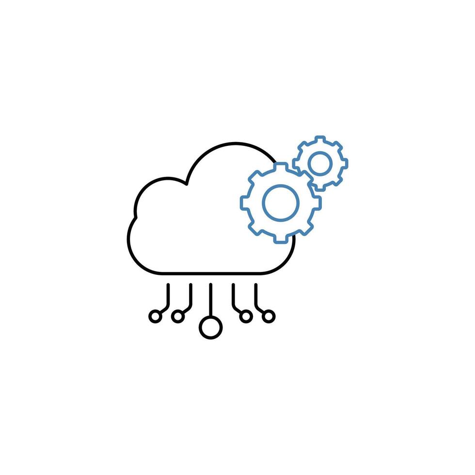 saas concept line icon. Simple element illustration. saas concept ... saas concept line icon. Simple element illustration. saas concept ...
