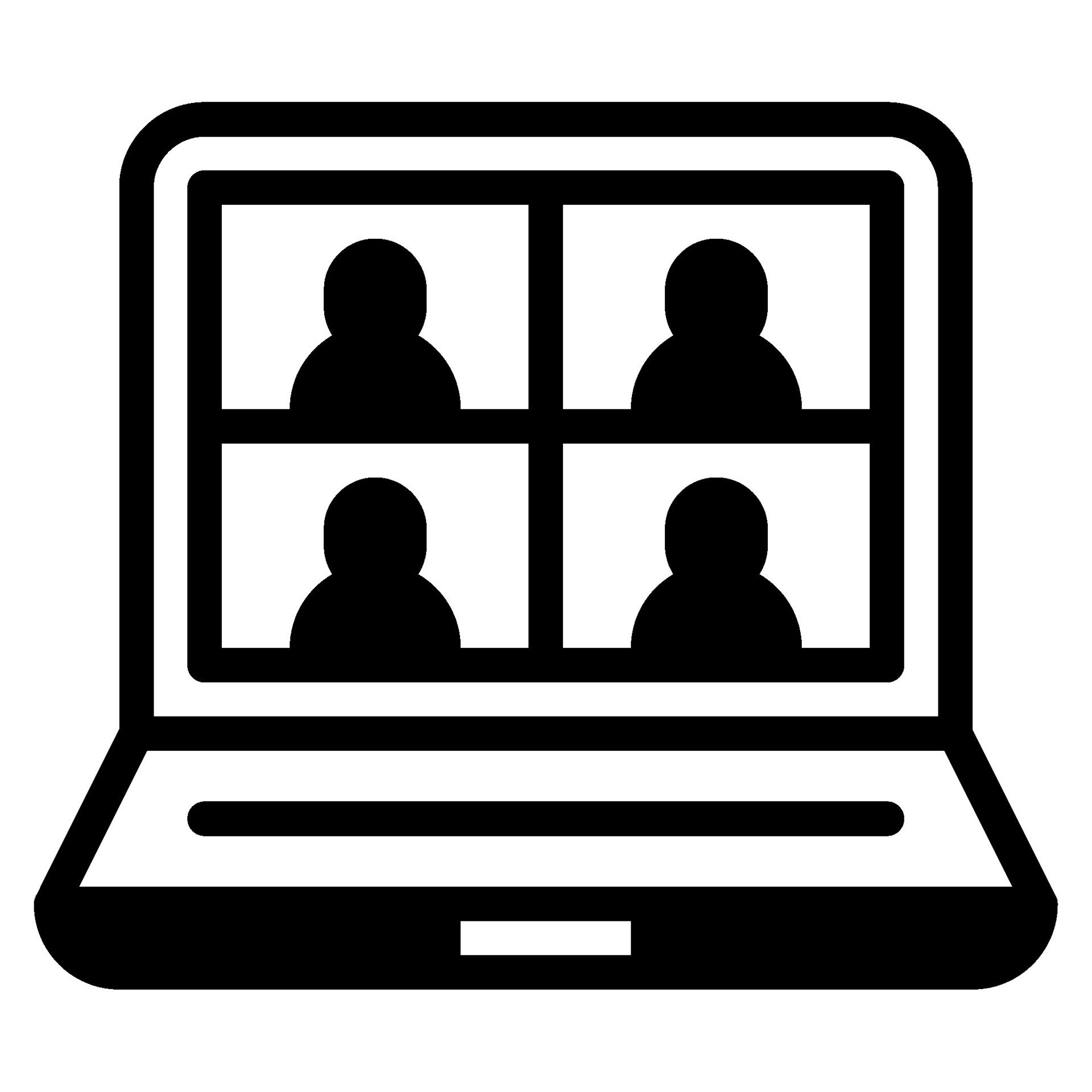 Virtual Classroom Icon for web, app, infographic, etc 42891763 Vector ...