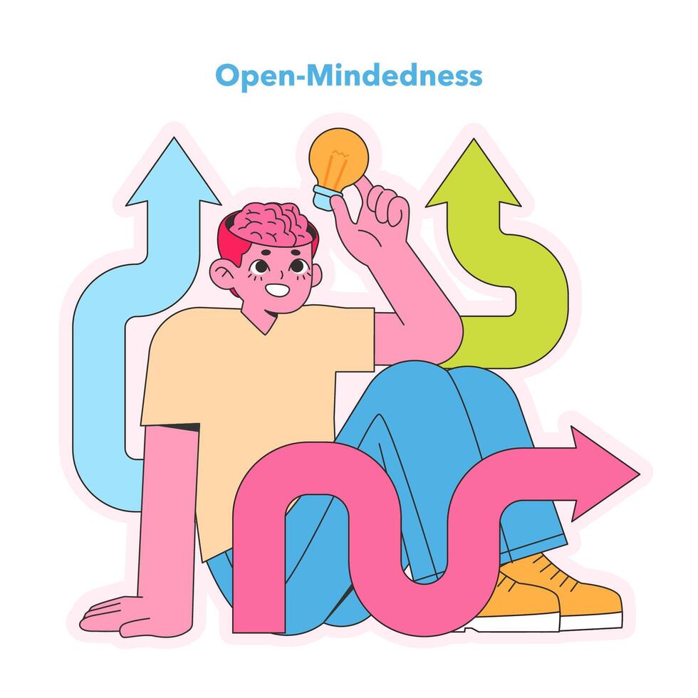 Open-Mindedness concept. illustration. 42894870 Vector Art at Vecteezy