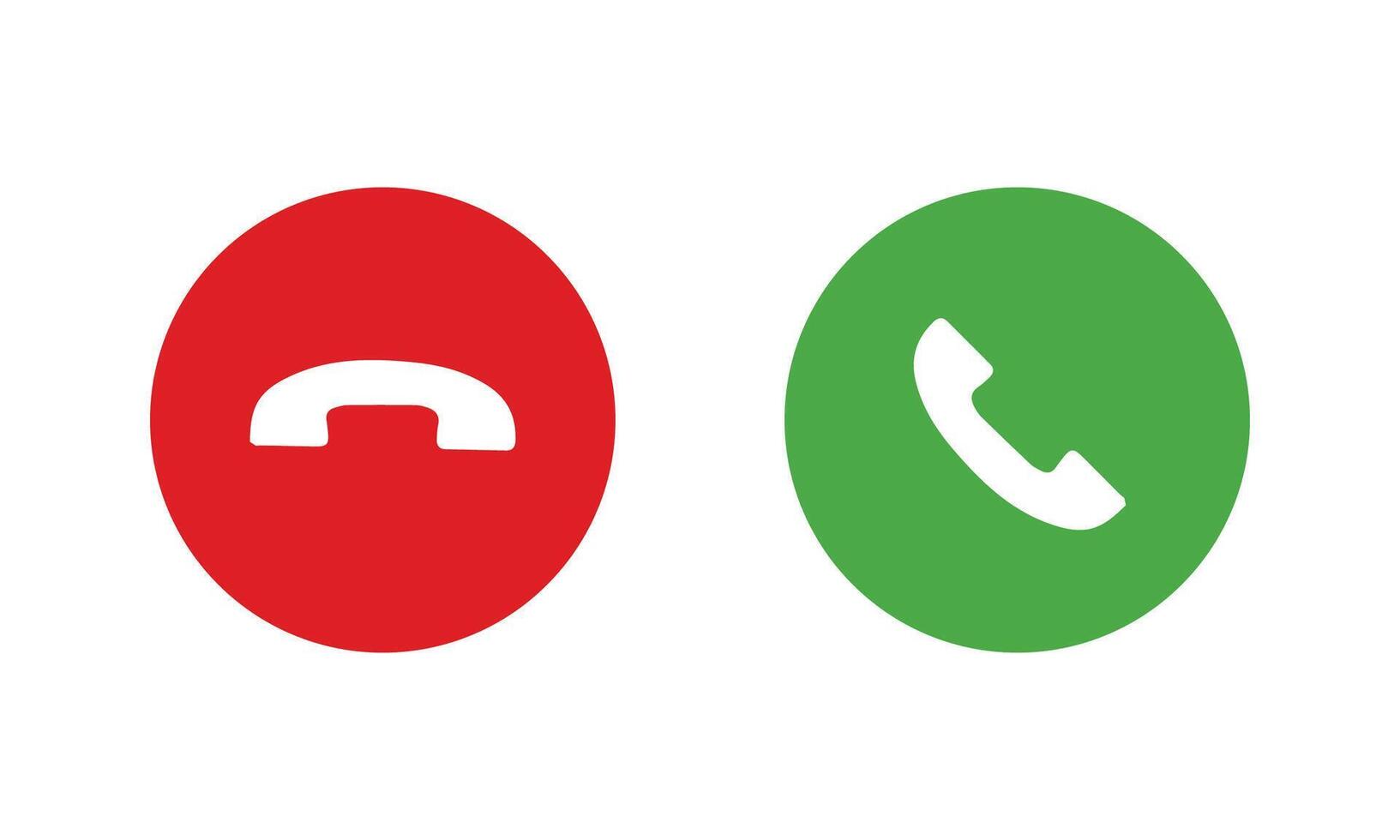 phone call set on white background 42896906 Vector Art at Vecteezy