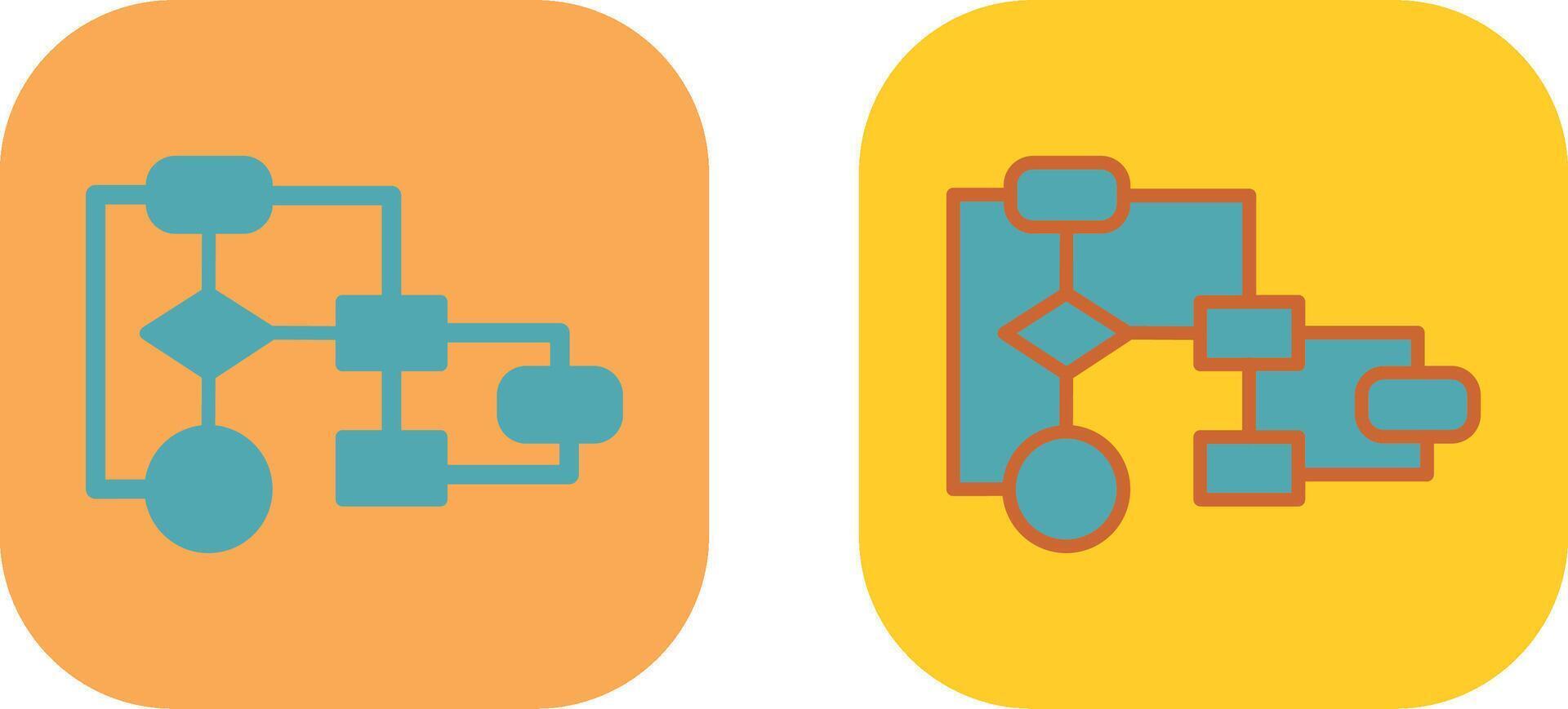 Flowchart Icon Design 42904021 Vector Art at Vecteezy