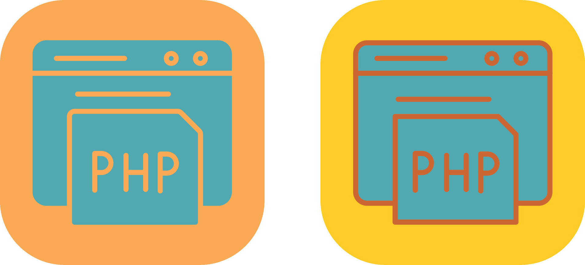 Php Icon Design 42904897 Vector Art At Vecteezy
