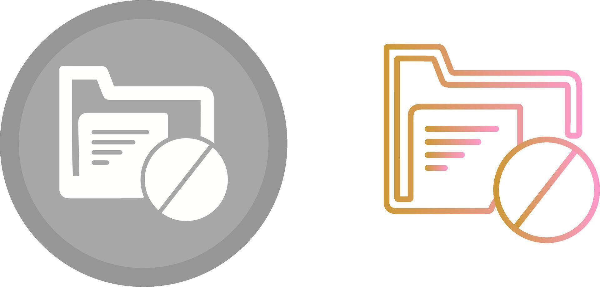 Restrict Icon Design 42909429 Vector Art at Vecteezy