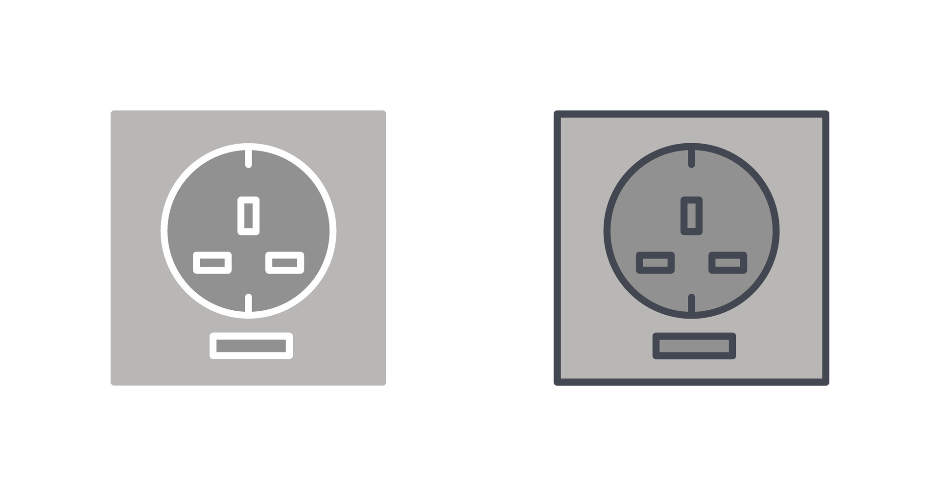 Socket Icon Design 42917126 Vector Art at Vecteezy