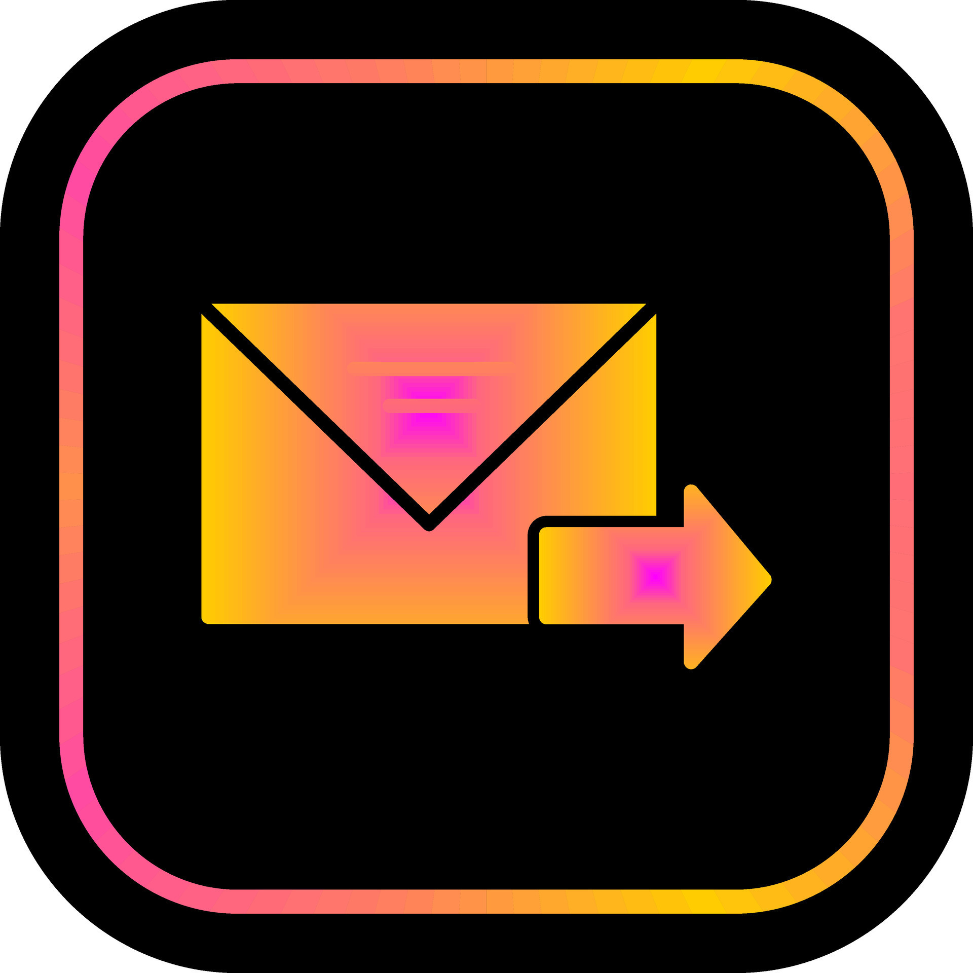 Send Message Icon Design 42928526 Vector Art at Vecteezy