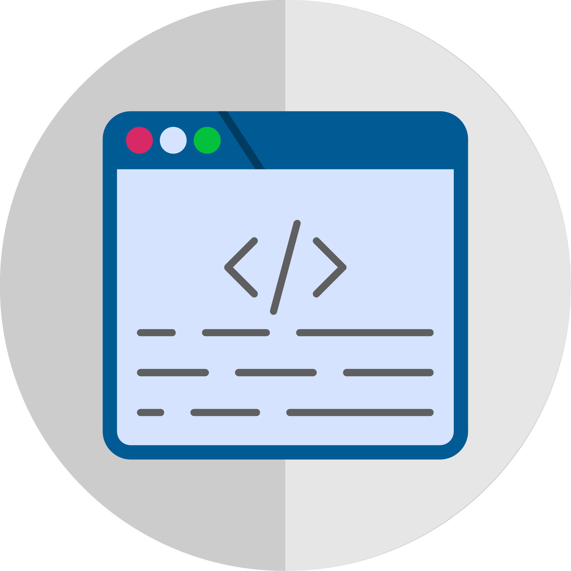 Coding Flat Scale Icon 42930604 Vector Art at Vecteezy