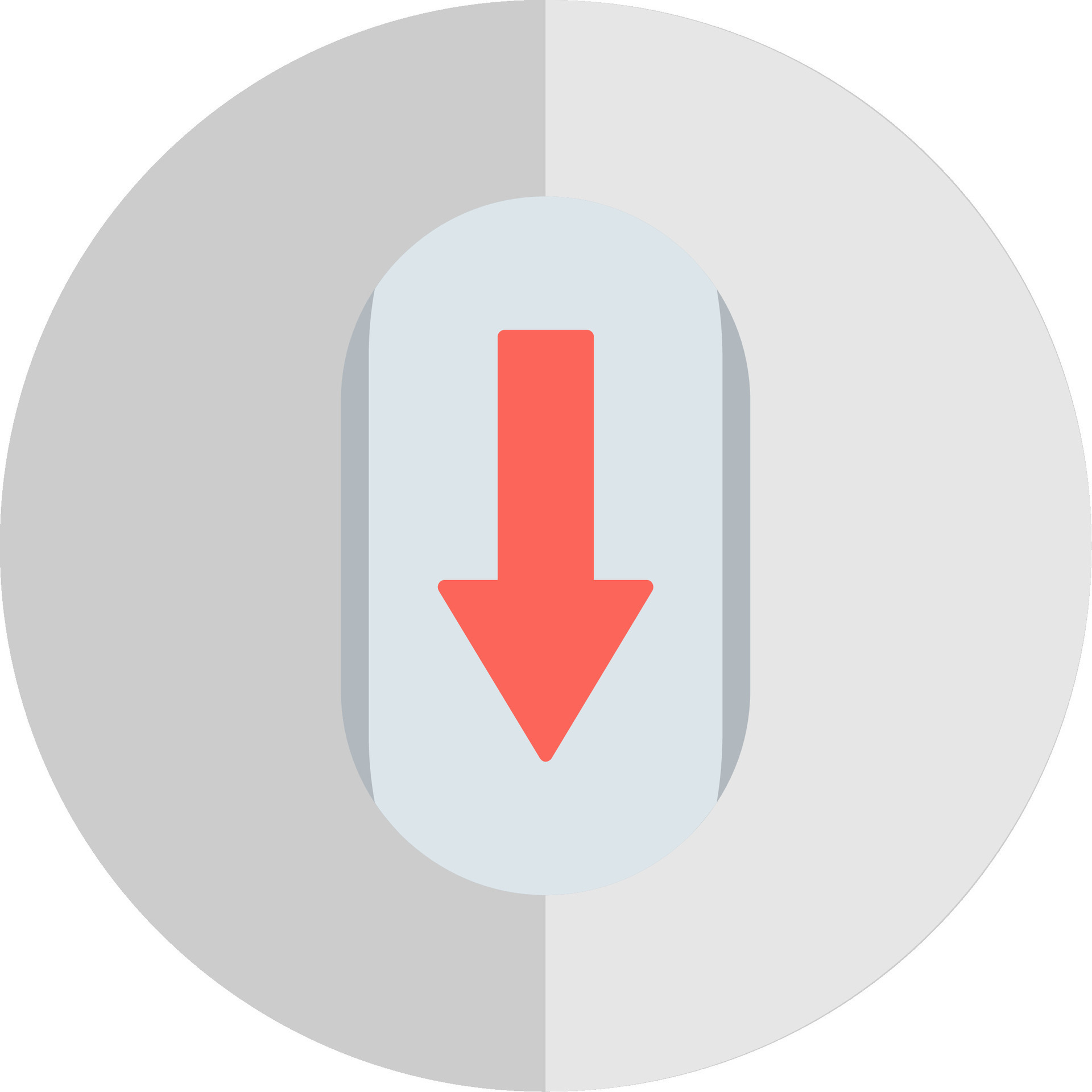 Scroll Down Flat Scale Icon 42930705 Vector Art at Vecteezy