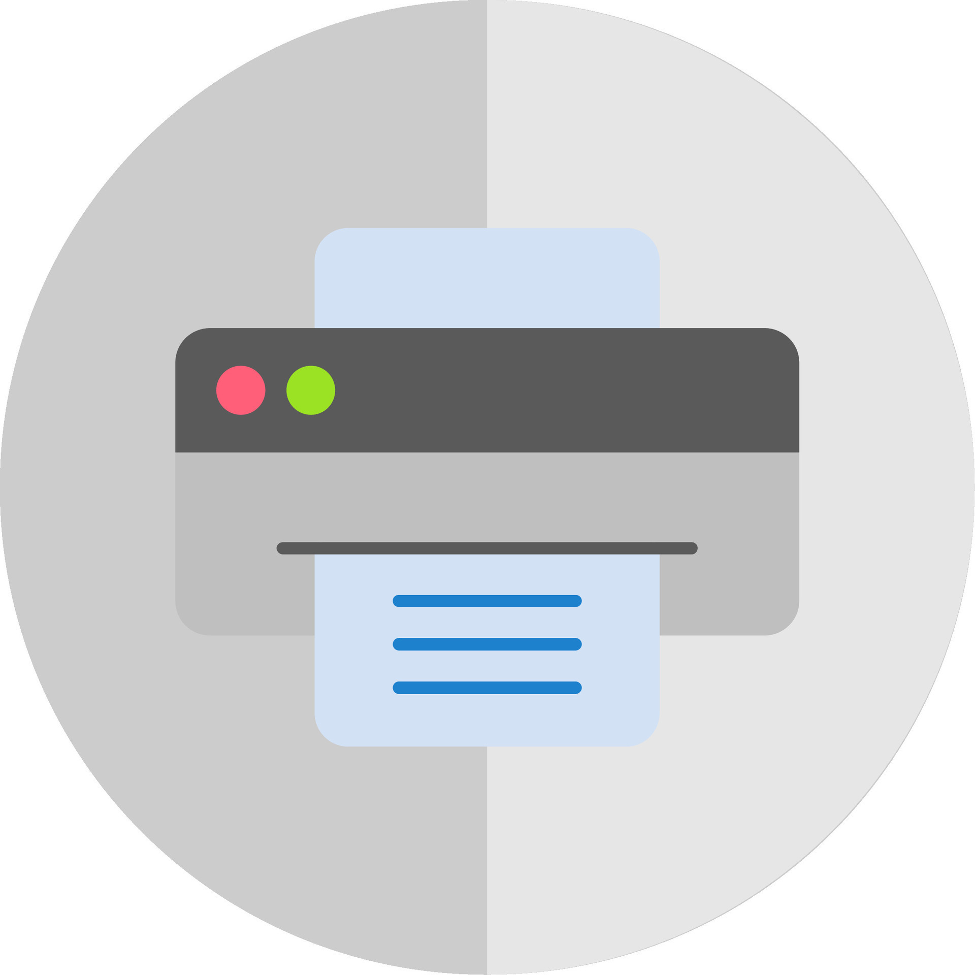 Printer Flat Scale Icon 42930997 Vector Art at Vecteezy