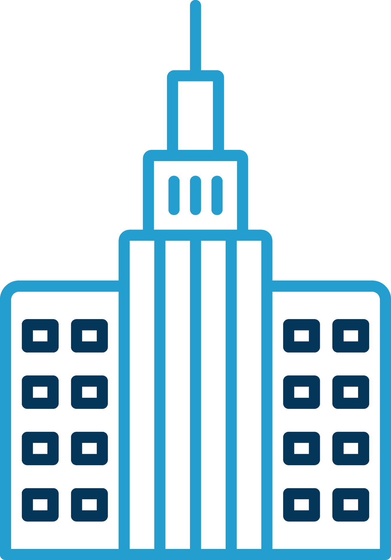 Skycraper Line Blue Two Color Icon 42932548 Vector Art at Vecteezy Skycraper Line Blue Two Color Icon 42932548 Vector Art at Vecteezy