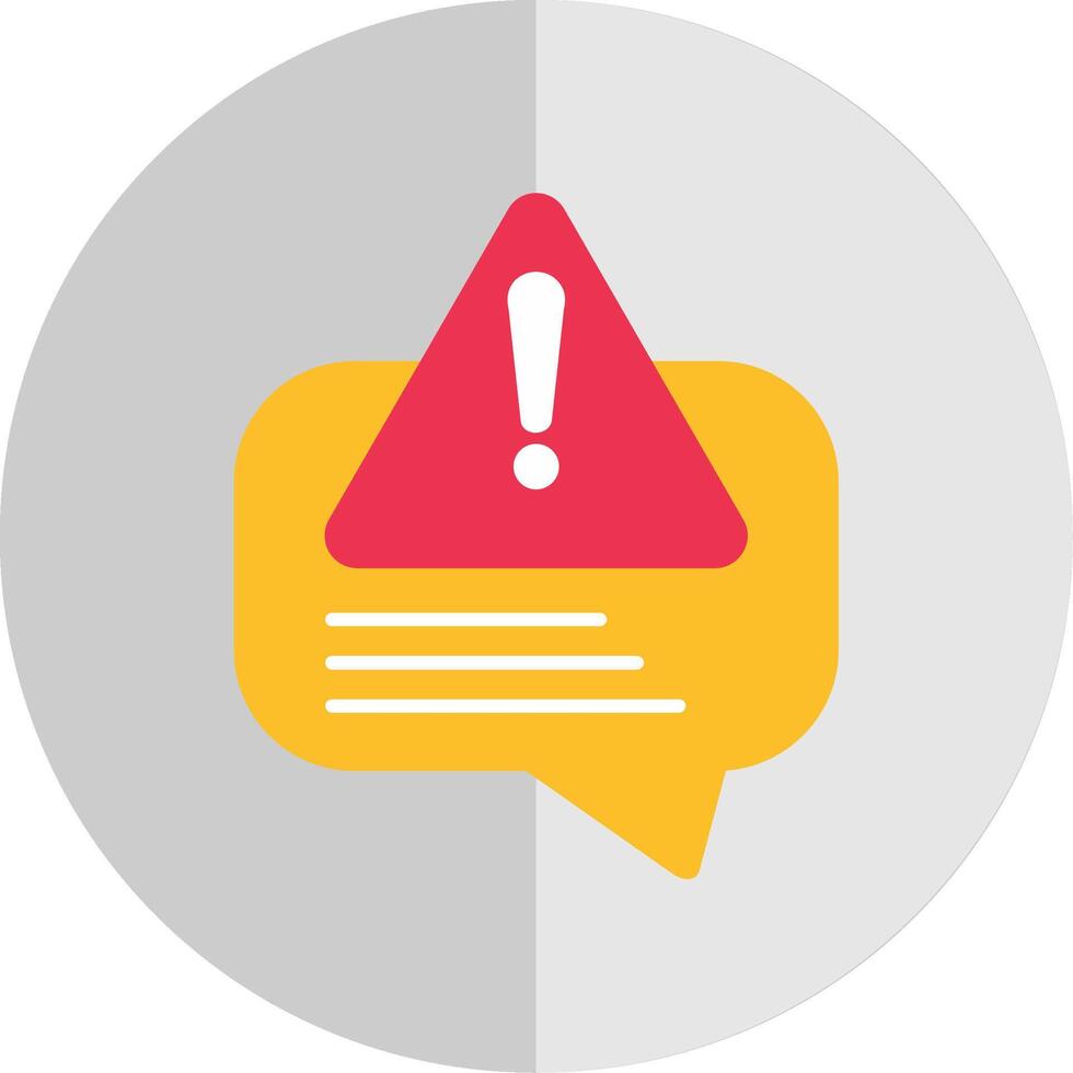 Error Message Flat Scale Icon 42935449 Vector Art at Vecteezy
