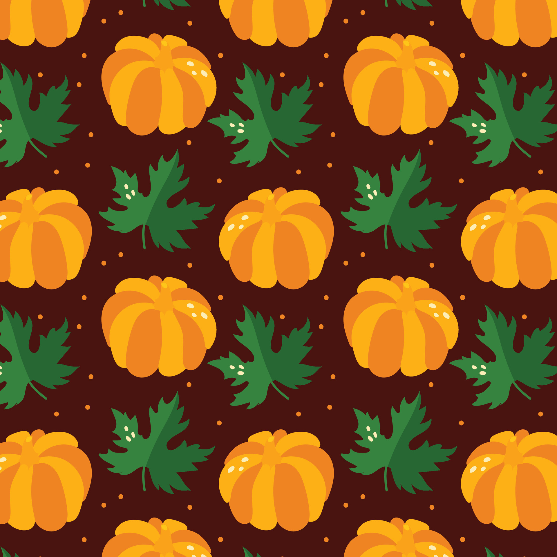 Pumping with leaf pattern Background 42938040 Vector Art at Vecteezy