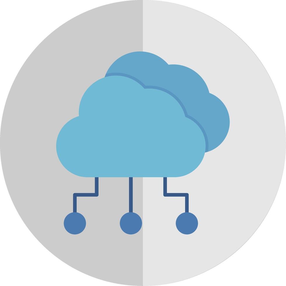 Cloud Computing Flat Scale Icon 42940707 Vector Art at Vecteezy