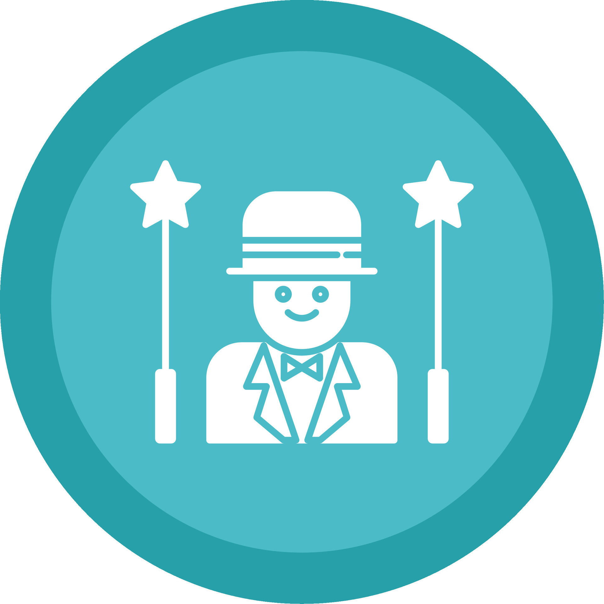 Magician Glyph Multi Circle Icon 42945252 Vector Art at Vecteezy Magician Glyph Multi Circle Icon 42945252 Vector Art at Vecteezy