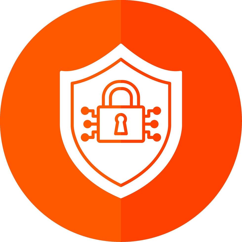 Cyber Security Glyph Red Circle Icon 42946771 Vector Art at Vecteezy