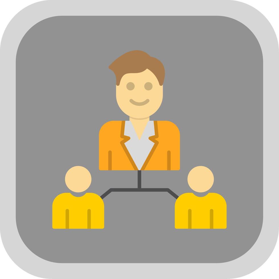 Administration Flat Round Corner Icon 42947980 Vector Art at Vecteezy