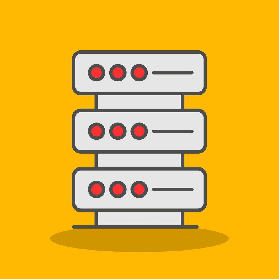 Database Filled Shadow Icon 42948610 Vector Art at Vecteezy