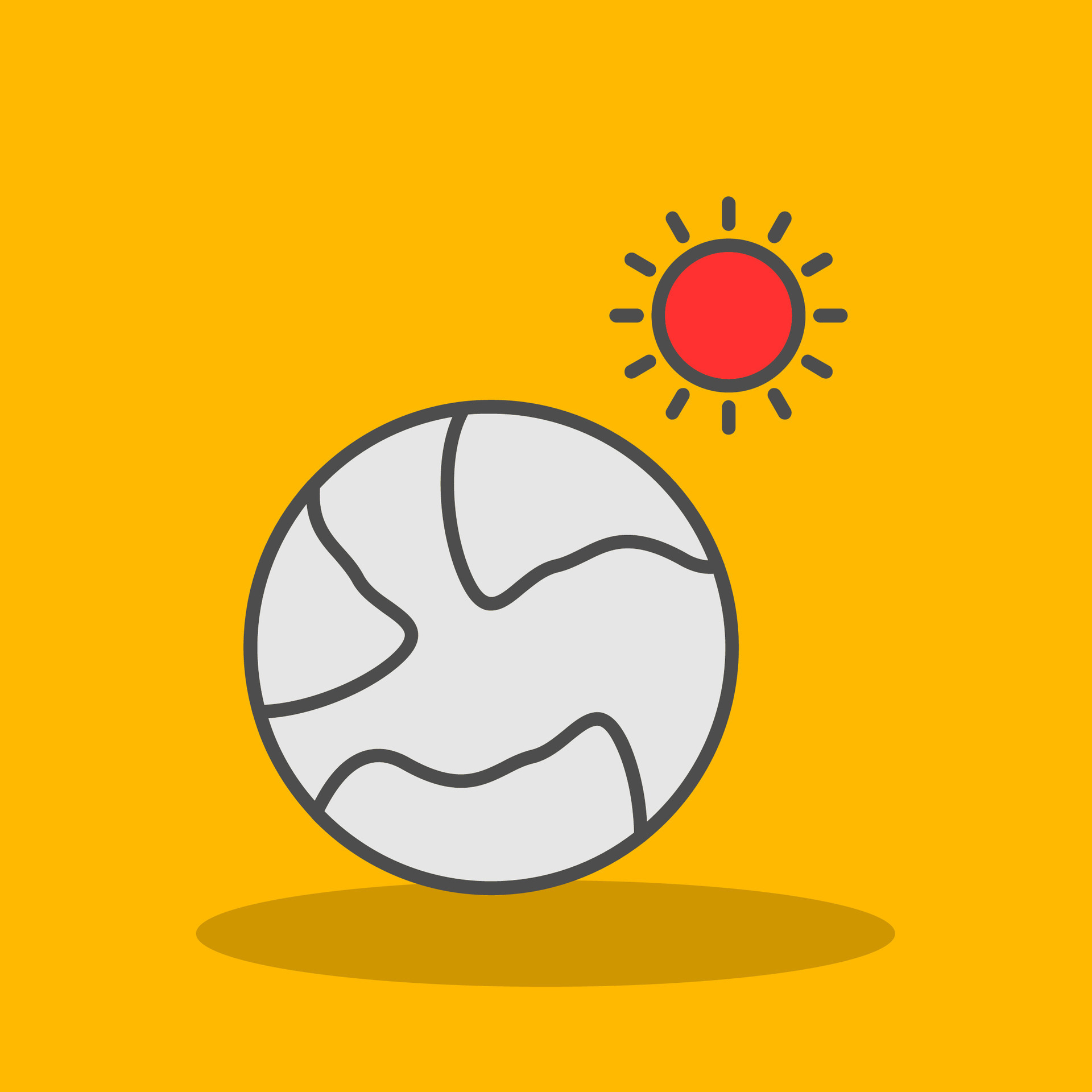 Earth Filled Shadow Icon 42954063 Vector Art at Vecteezy