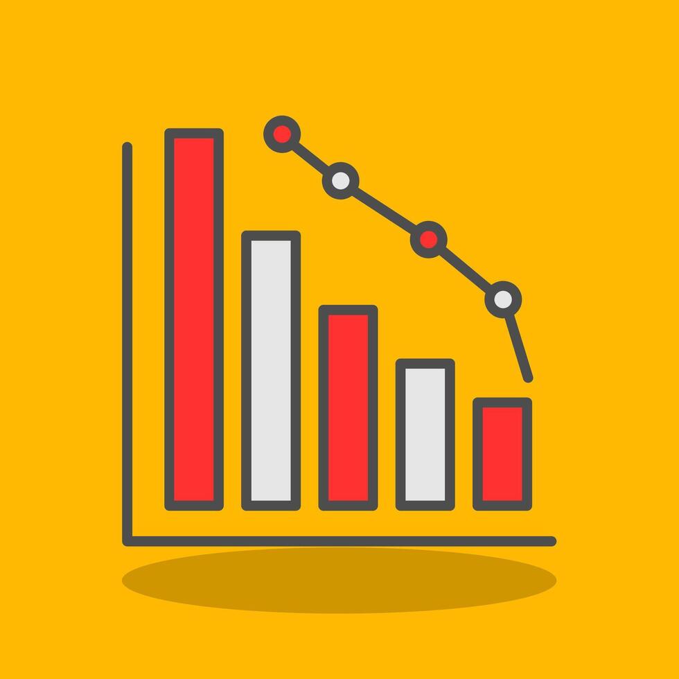 Decrease Filled Shadow Icon 42981210 Vector Art at Vecteezy