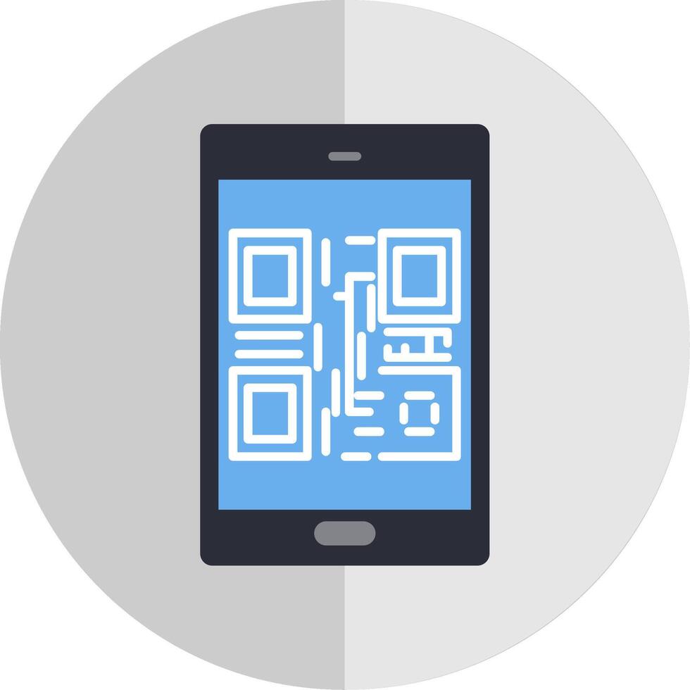 Qr Code Flat Scale Icon 42982426 Vector Art at Vecteezy