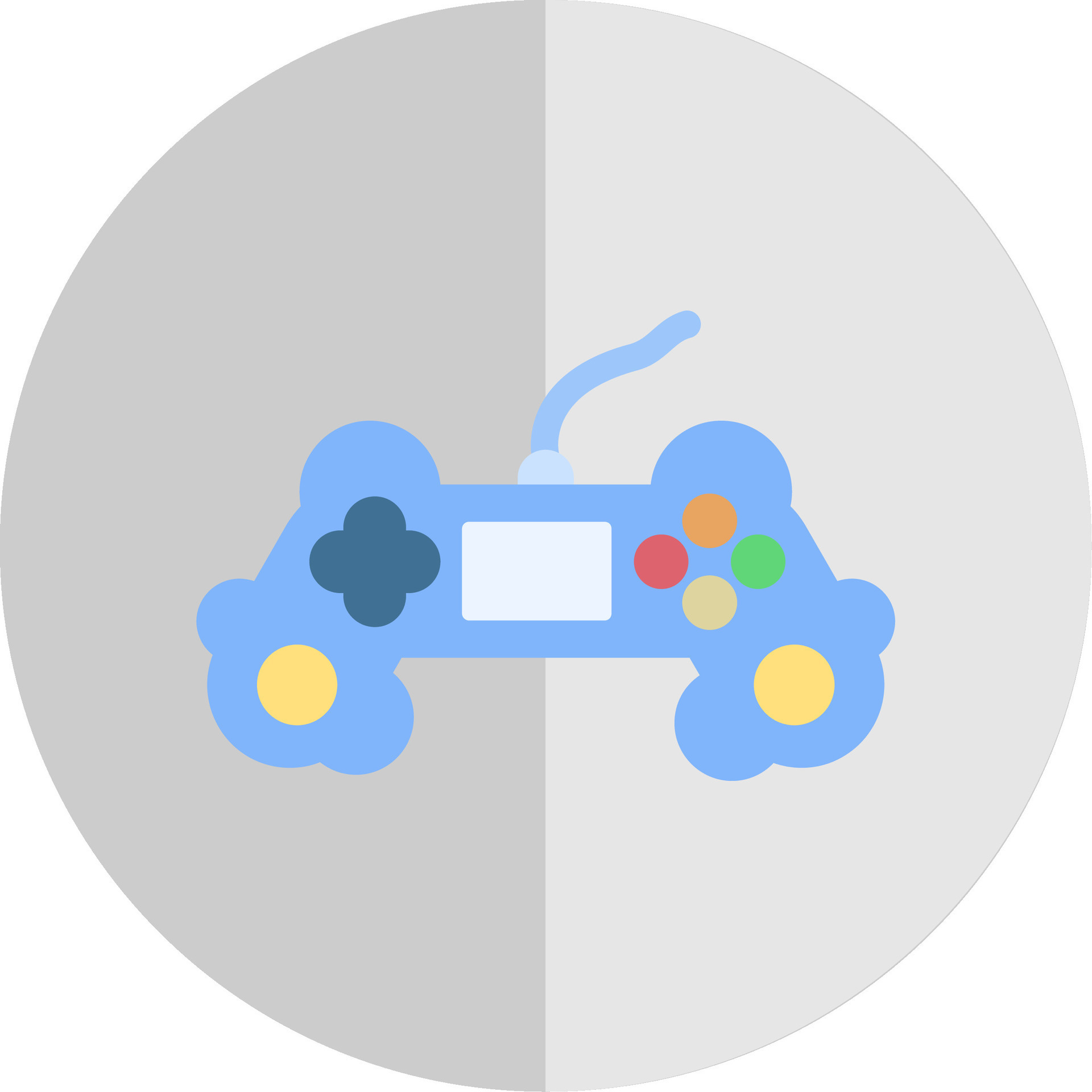 Game Controller Flat Scale Icon 42984903 Vector Art at Vecteezy