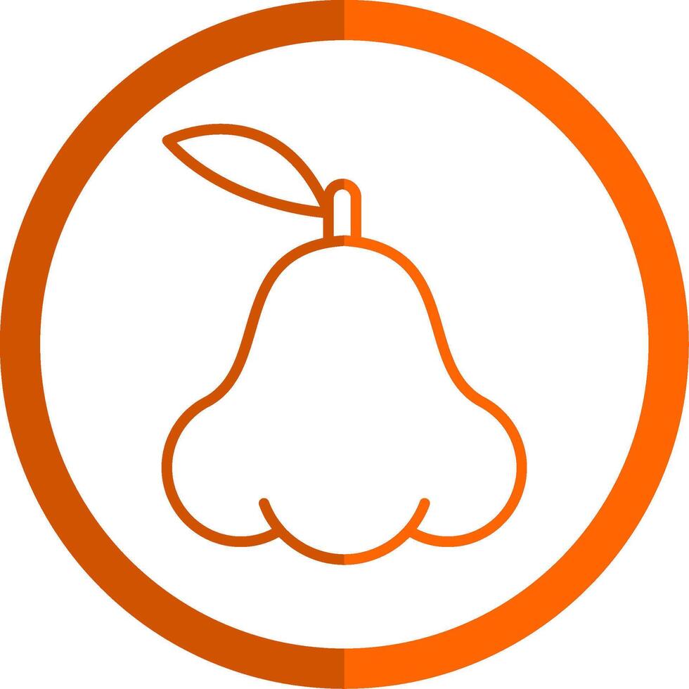 Java Apple Line Orange Circle Icon 42985216 Vector Art at Vecteezy