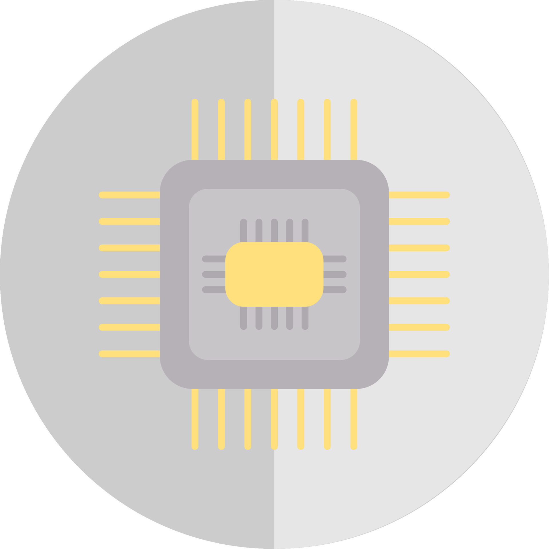 Cpu Flat Scale Icon 42985261 Vector Art At Vecteezy