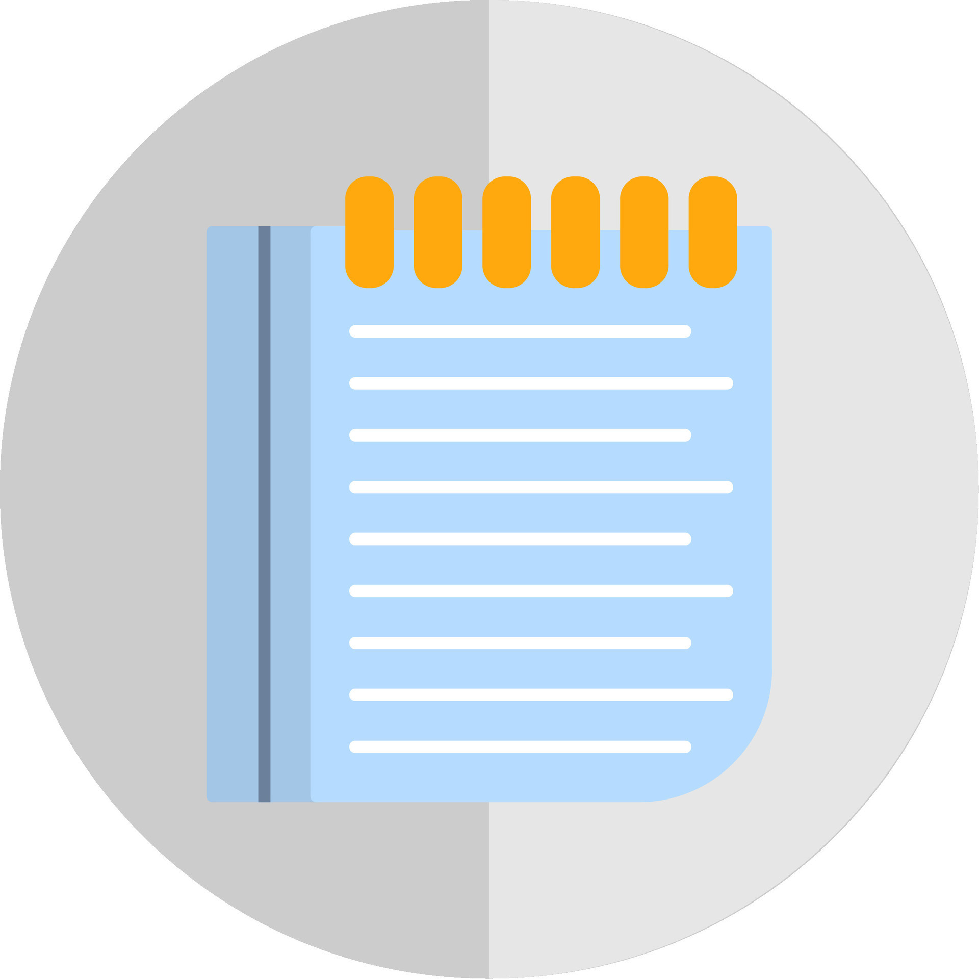 Notes Flat Scale Icon 42985894 Vector Art at Vecteezy