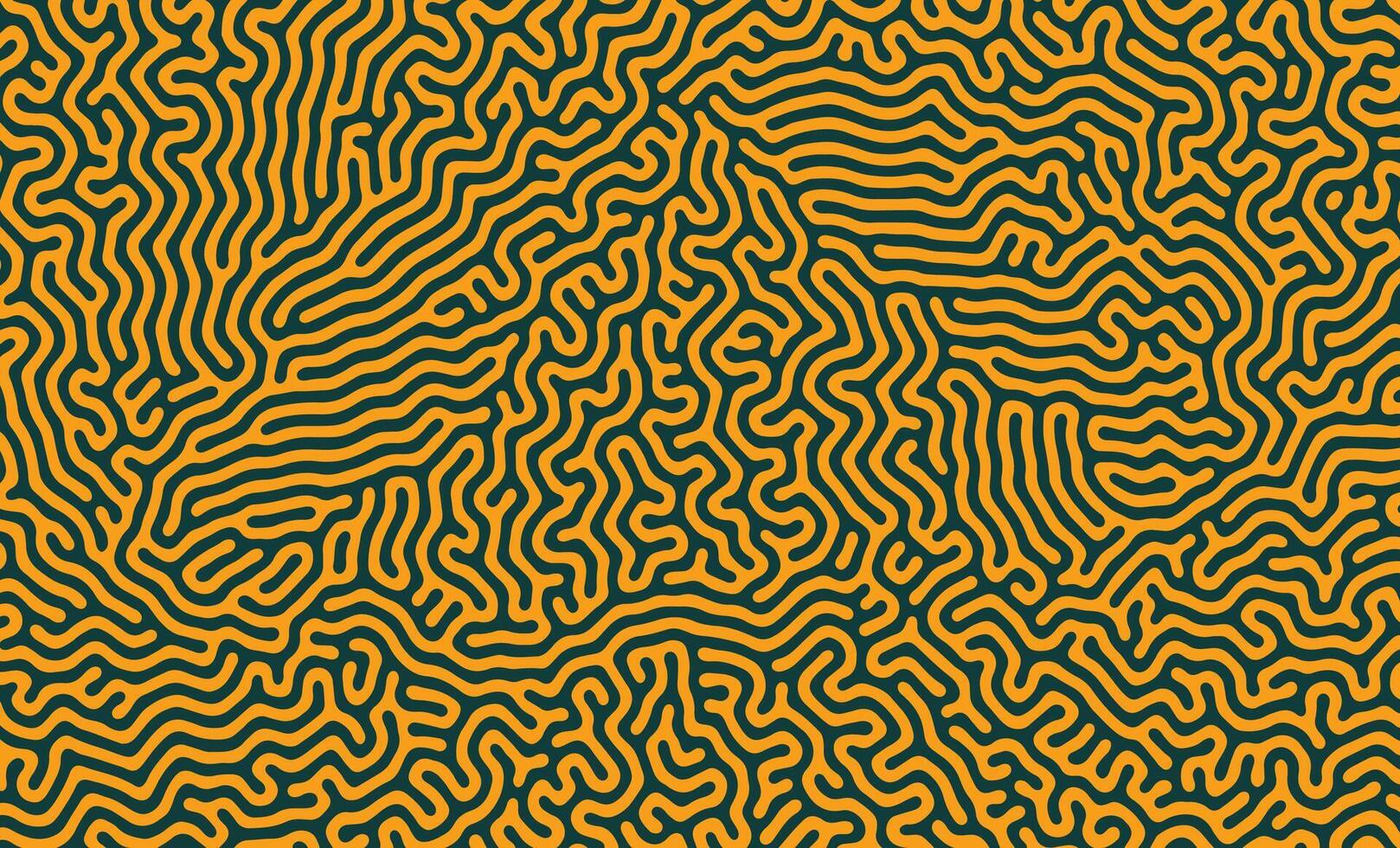 Green And Yellow Turing reaction diffusion pattern with abstract motion ...