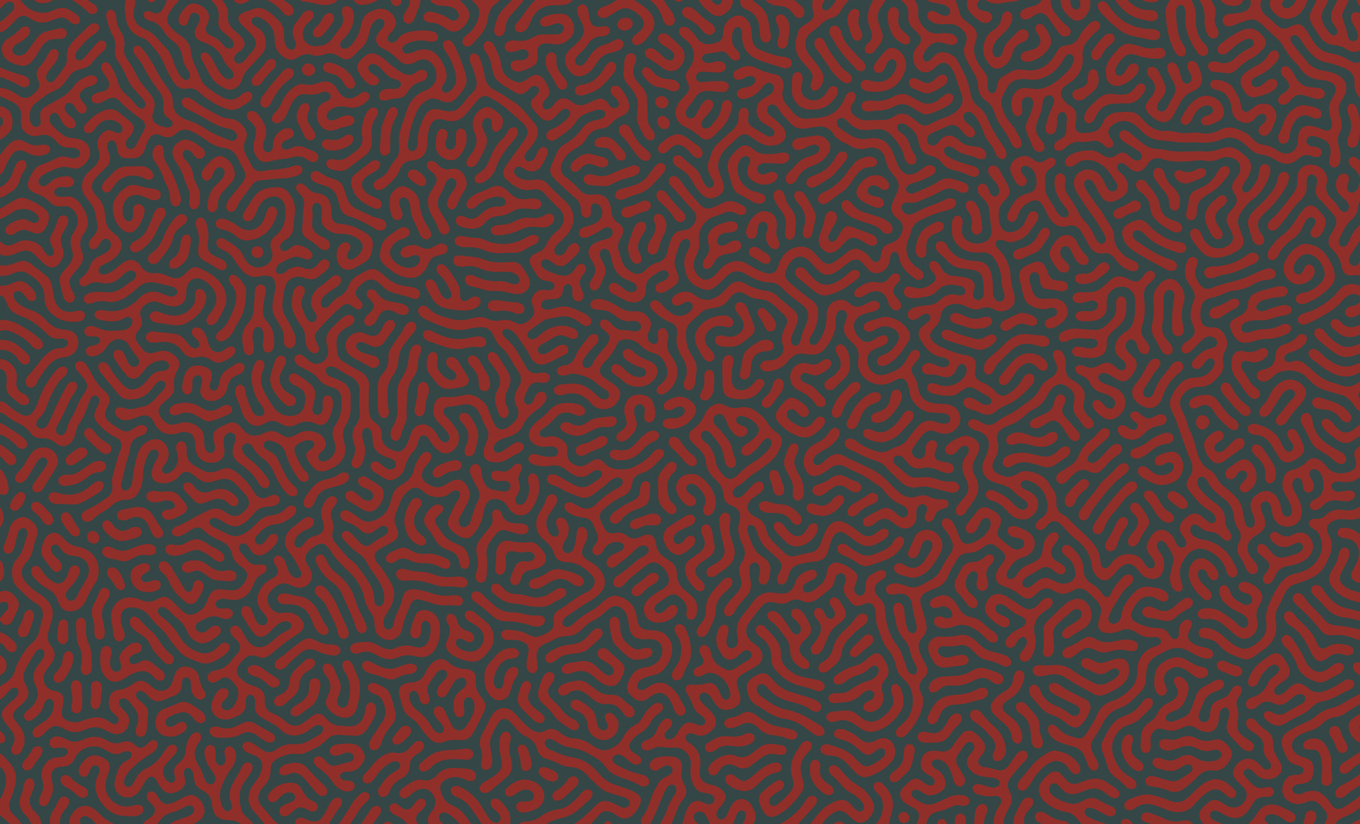Green And Red Turing Pattern Structure Oraganic Lines Background