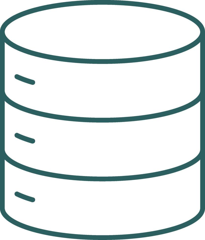 Database Line Gradient Round Corner Icon 42989143 Vector Art At Vecteezy