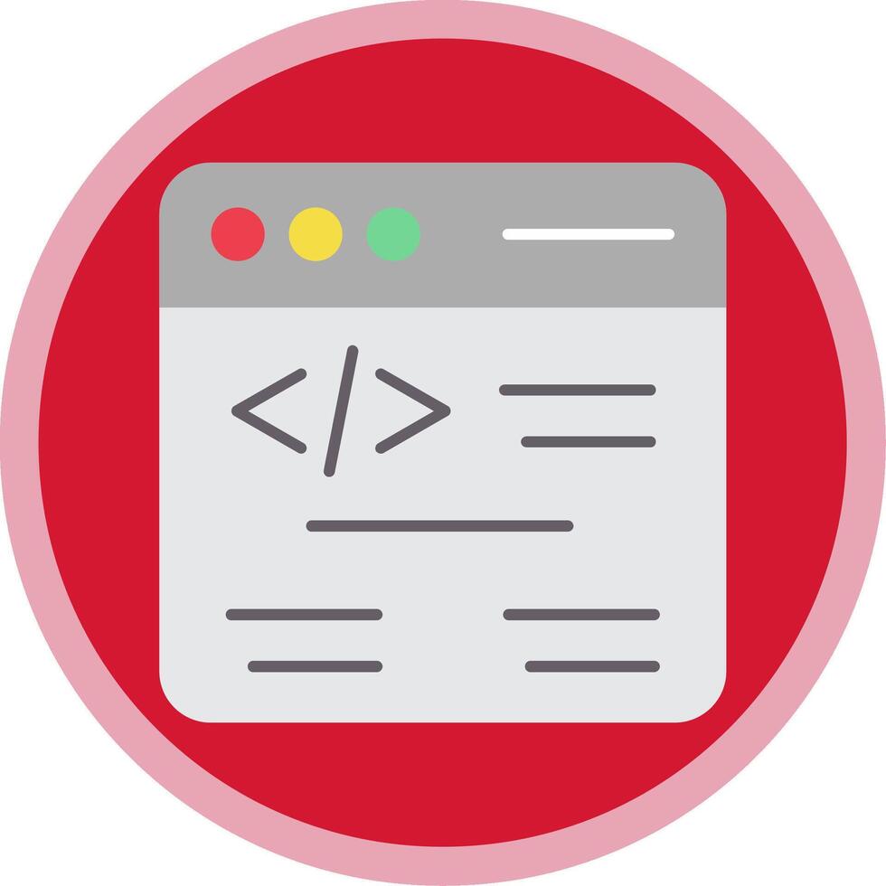 Web Coding Flat Multi Circle Icon 42994031 Vector Art at Vecteezy