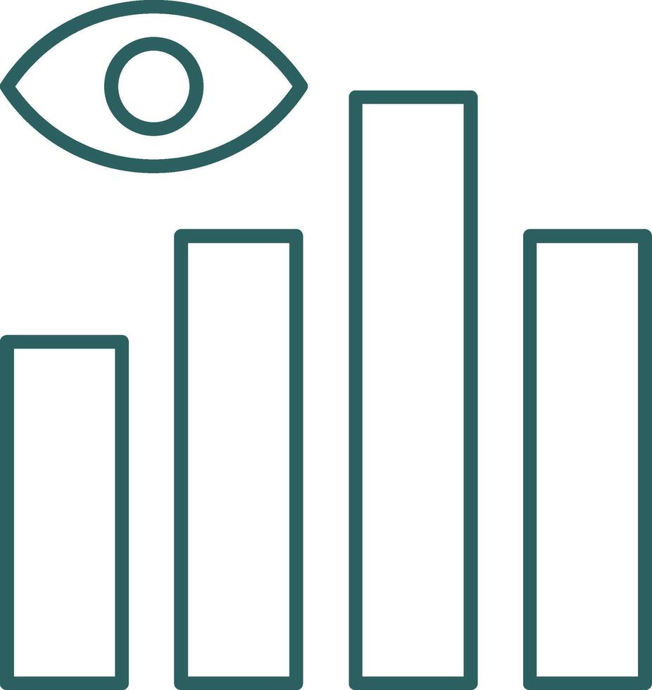 Data Visualization Line Gradient Round Corner Icon 42994869 Vector Art