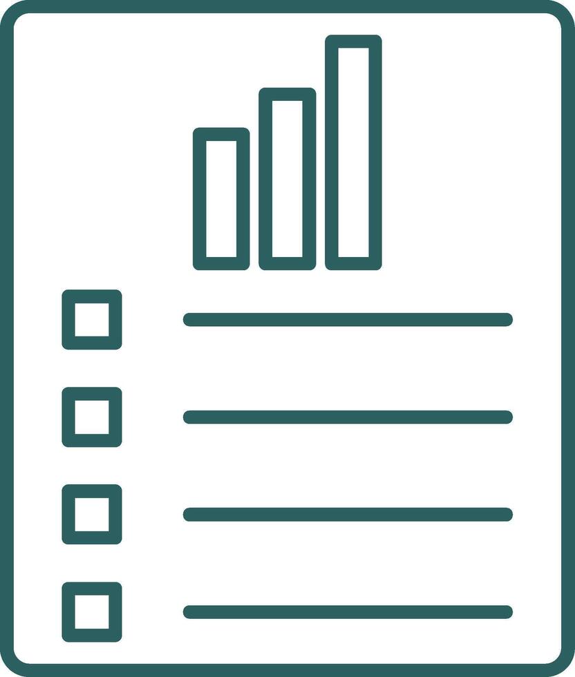 Data Report Line Gradient Round Corner Icon 42994893 Vector Art At Vecteezy