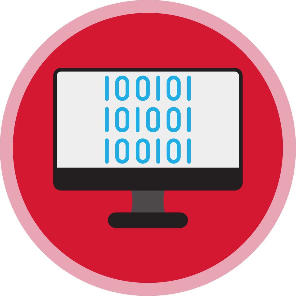 Binary Code Flat Multi Circle Icon 42995581 Vector Art At Vecteezy