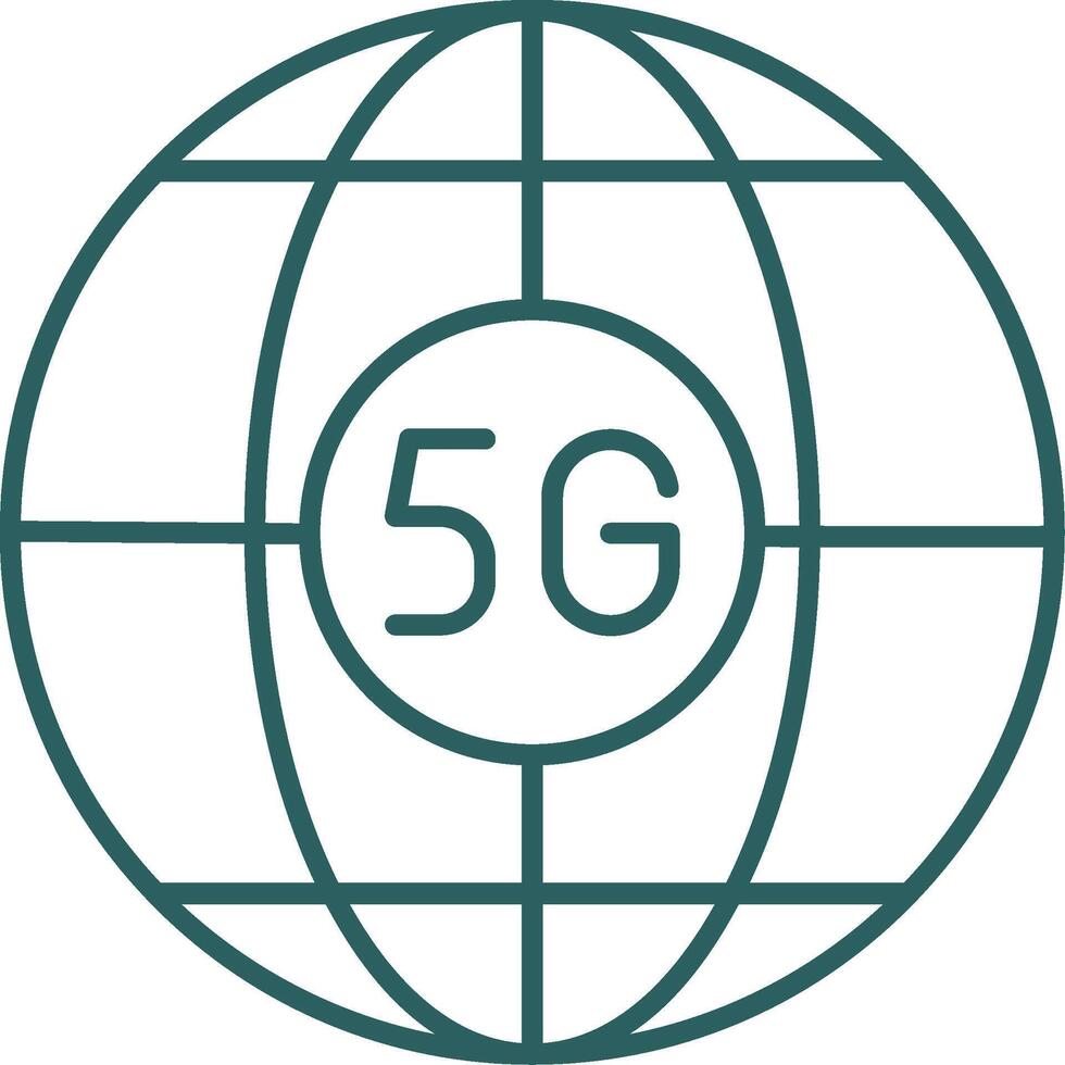 Global Line Gradient Round Corner Icon 42998750 Vector Art At Vecteezy