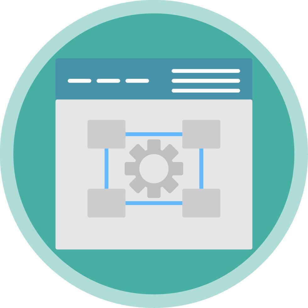 Settings Flat Multi Circle Icon 43002081 Vector Art at Vecteezy